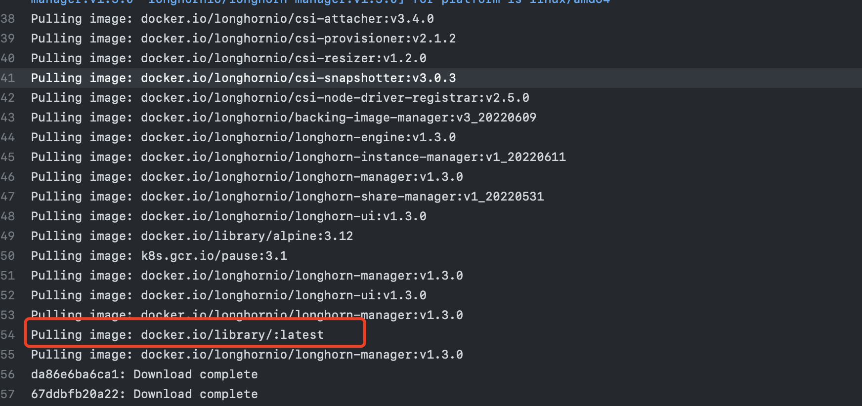BUG: build longhorn images find not exsits image · Issue #1483 · labring/sealos · GitHub