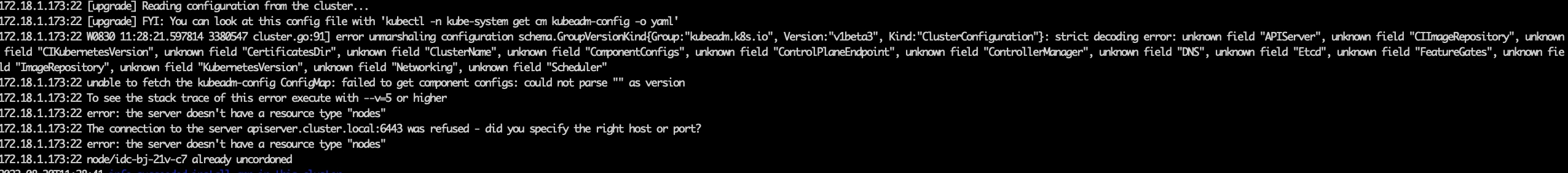 Bug Sealos Upgrade Cluster · Issue 3798 · Labringsealos · Github