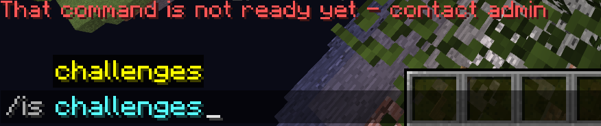 Commands not ready yet? · Issue #100 · BentoBoxWorld/Challenges · GitHub