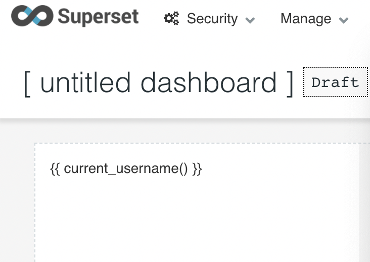 Jinja template not working in Dashboard's markdown · Issue #13416 · apache/superset · GitHub