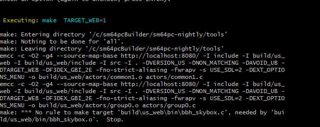 Compiling Web version gives errors · Issue #305 · sm64pc/sm64ex · GitHub
