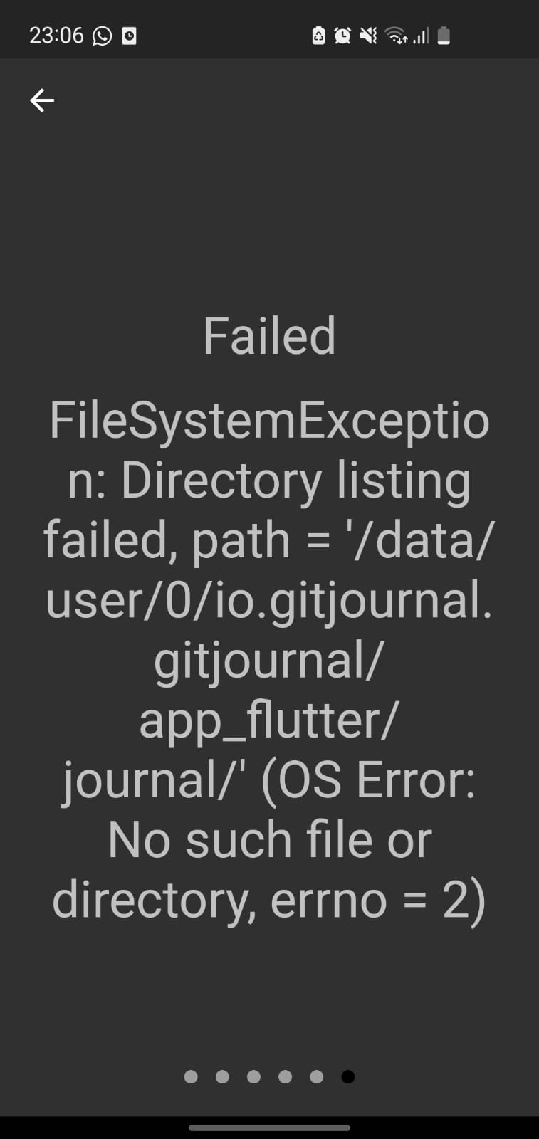 Can't sync GitHub repository: FileSystemException · Issue #677 · GitJournal/GitJournal · GitHub
