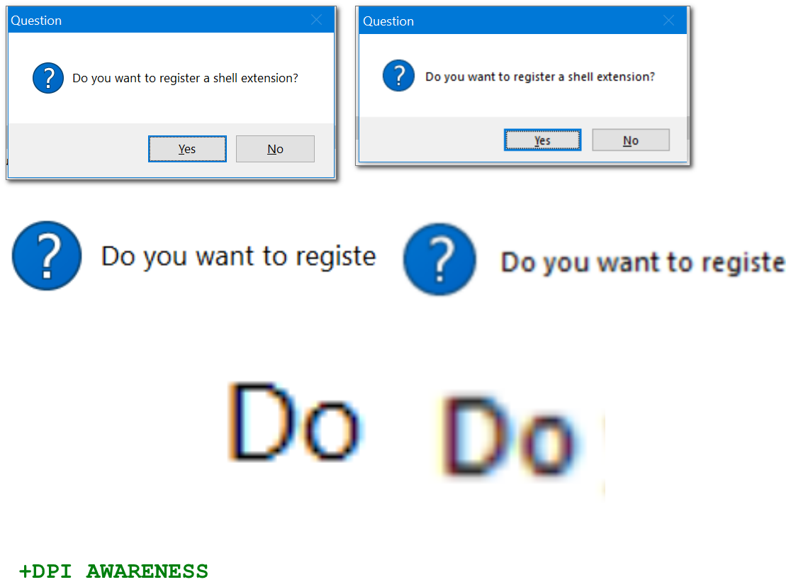 DPI awareness (just embedded manifest edit, no code change needed!) · Issue #2877 · x64dbg ...