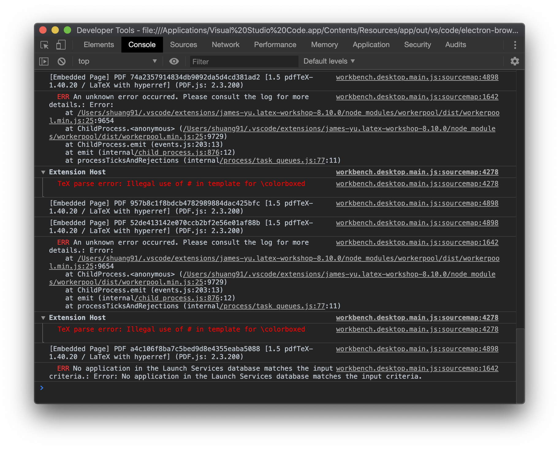 Nomenclature is not showing · Issue #2147 · James-Yu/LaTeX-Workshop · GitHub