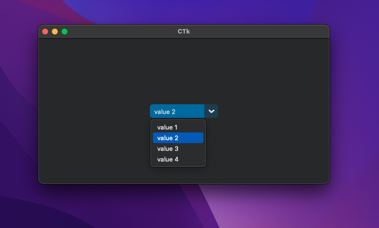 Ctkoptionmenu Dropdown Menu Customization Not Working · Issue 304