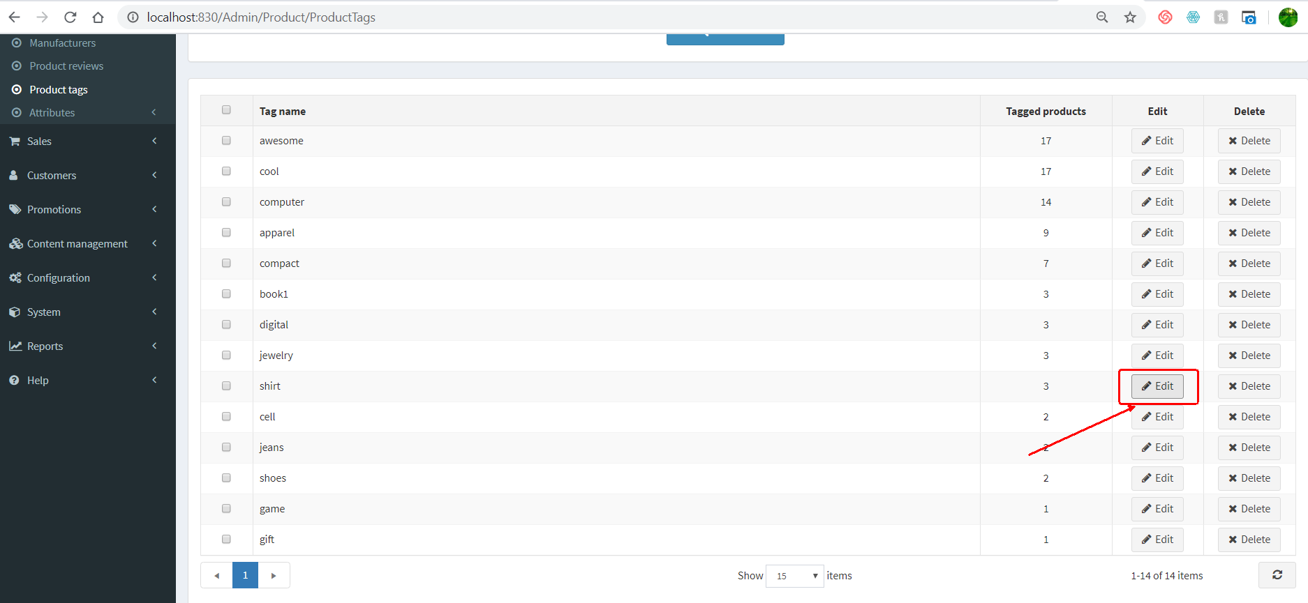 Forgot to Refresh grid - Product tag Edit · Issue #4392 · nopSolutions/nopCommerce · GitHub