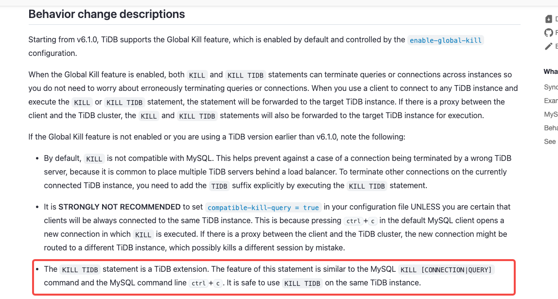 Non Transactional Dml Page Issues · Issue 11217 · Pingcap Docs · Github