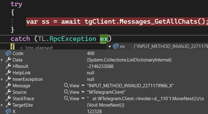 WTelegram no longer supports Messages_GetAllChats · Issue #163 · wiz0u/WTelegramClient · GitHub