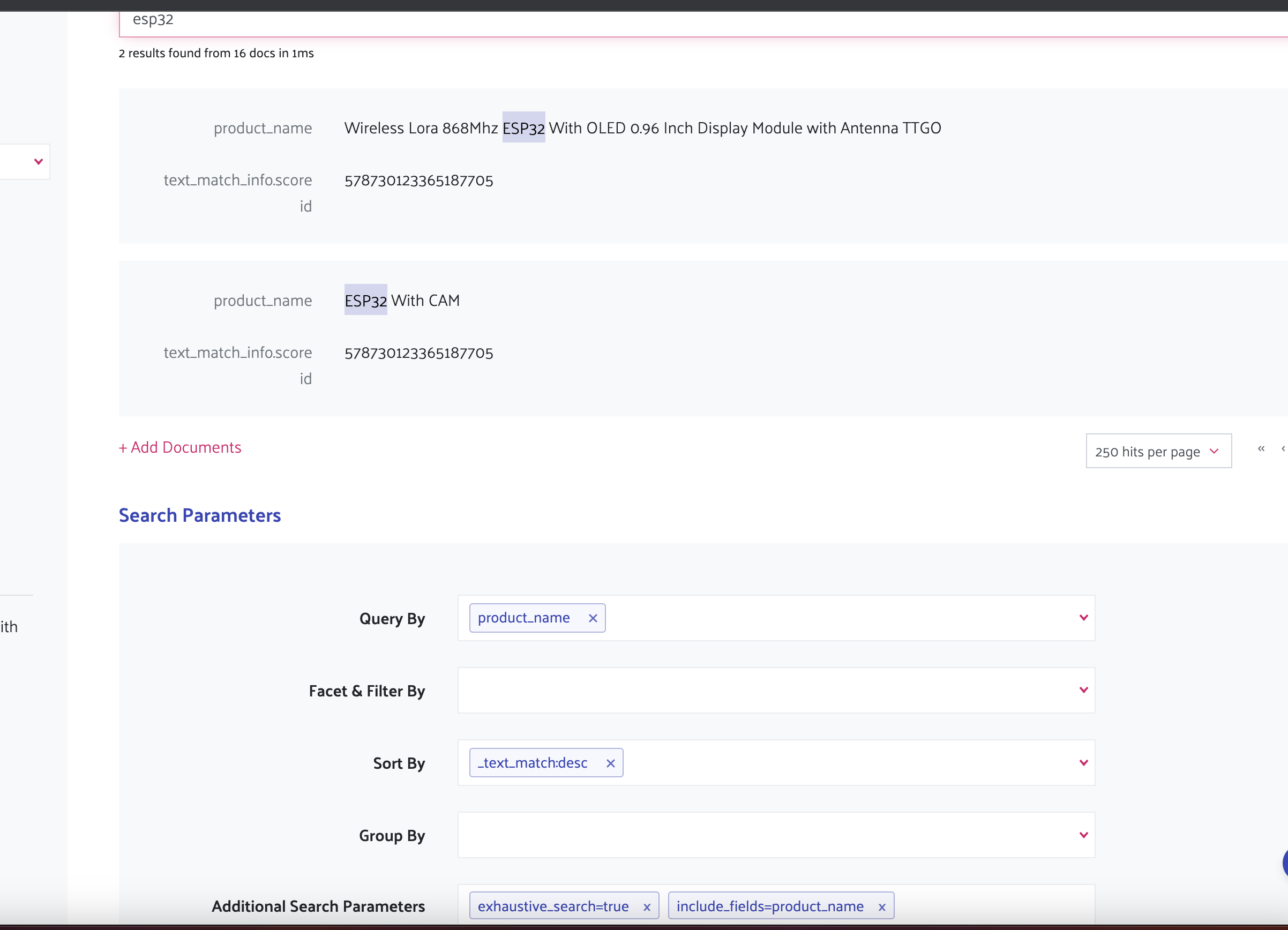 Exhaustive Search Not returning results · Issue #871 · typesense/typesense · GitHub
