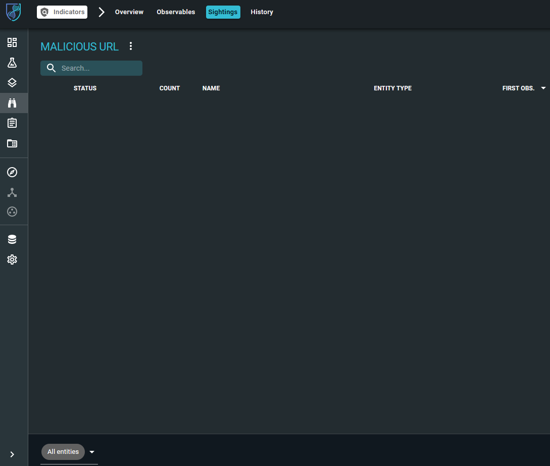 FrontEnd does not display "Sighting" relationship when imported with "Import-File-STIX ...