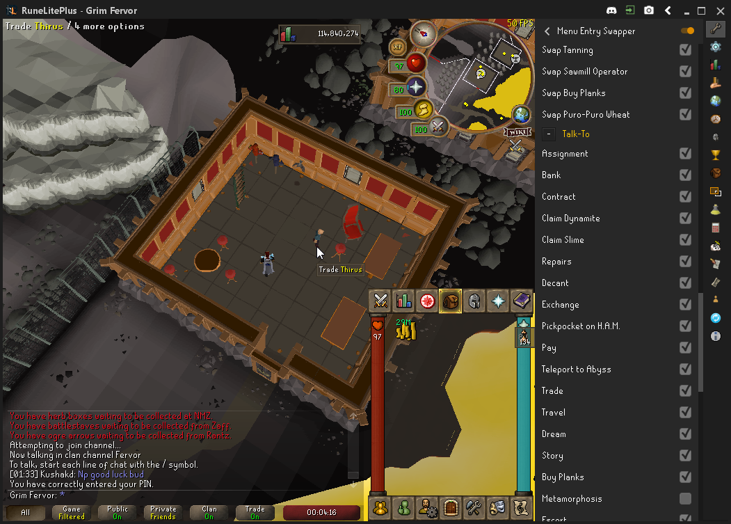 Menu Entry Swapper - Claim Dynamite -Broken · Issue #521 · open-osrs/runelite · GitHub