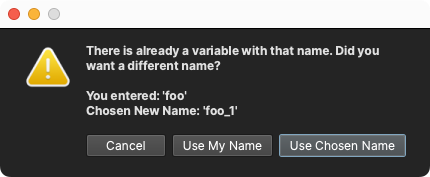 Nitpick: Confusing language in "duplicate variable name" warning dialog · Issue #4415 · Vector35 ...