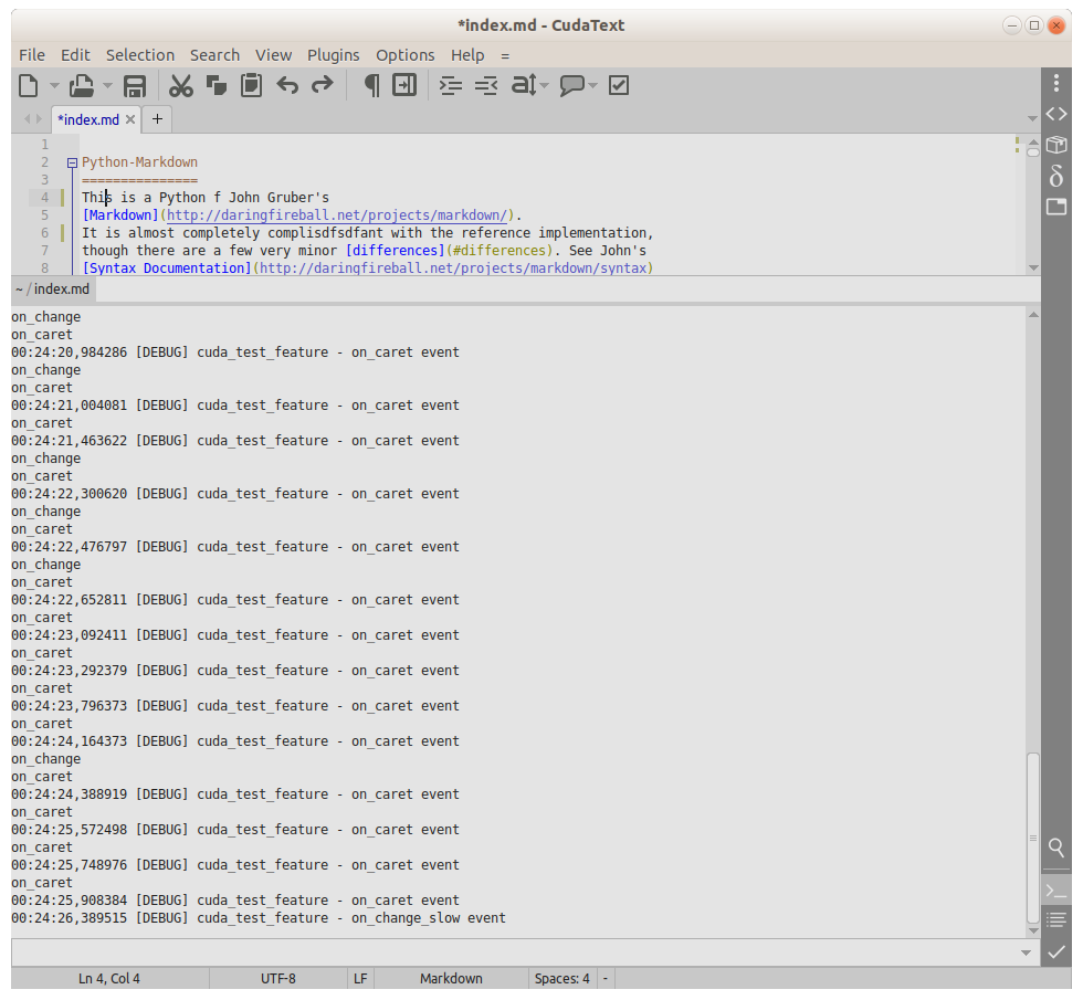 on_caret raise on_state event? · Issue #3934 · Alexey-T/CudaText · GitHub