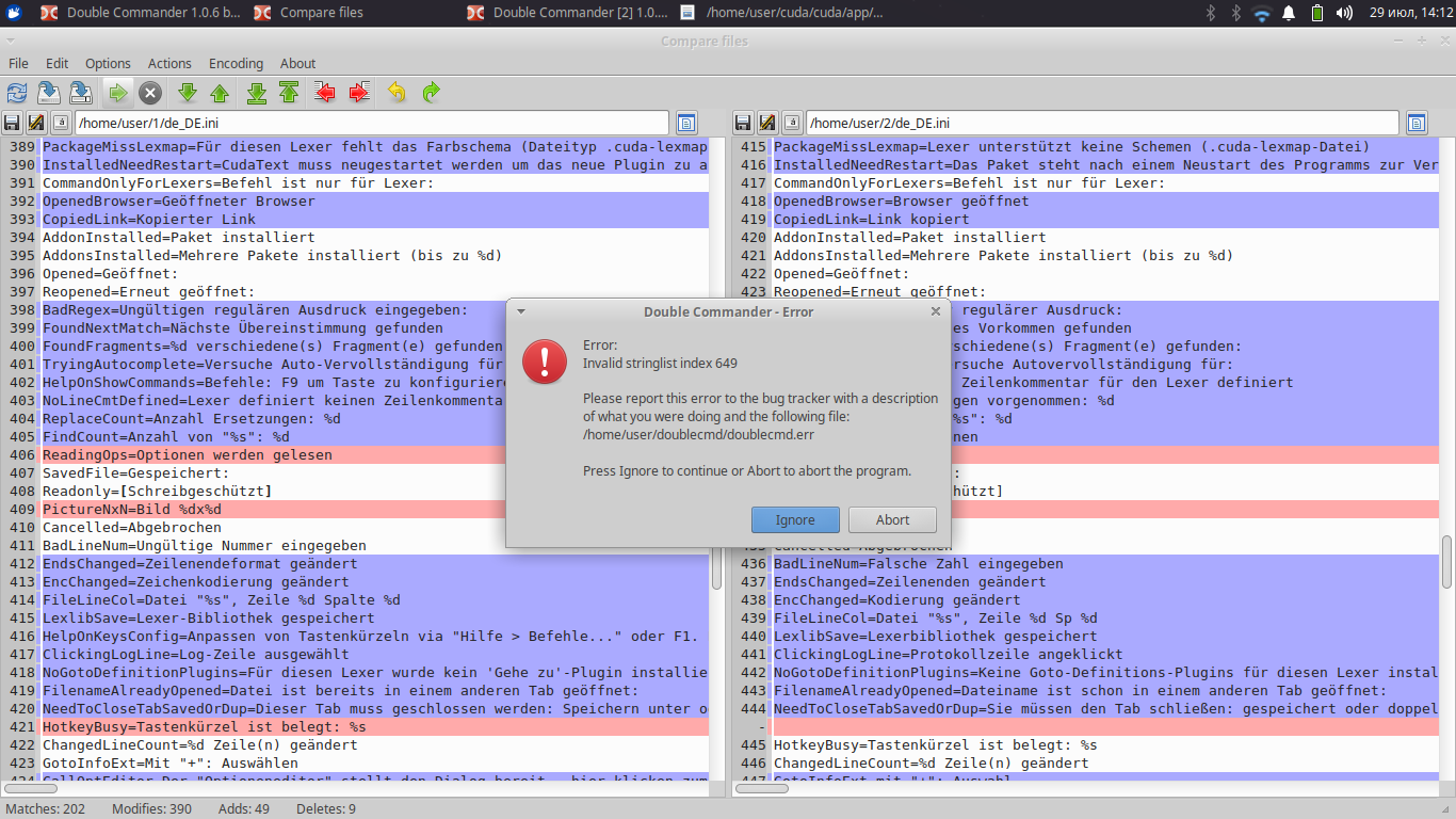 Compare-by-contents StringList error · Issue #520 · doublecmd/doublecmd · GitHub