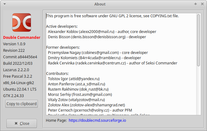 2 buttons in About dlg are not aligned · Issue #704 · doublecmd/doublecmd · GitHub