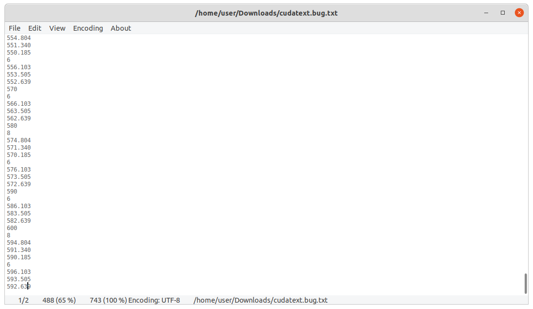 Text viewer: Ctrl+End (go to file end) goes incorrect · Issue #817 · doublecmd/doublecmd · GitHub