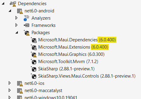 Pin target MAUI workload by using rollback file · Issue #8066 · dotnet/maui · GitHub