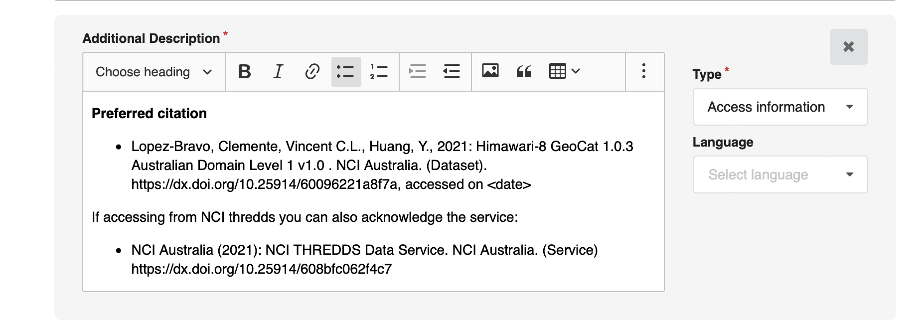 additional_descriptions not showing formatting · Issue #1942 · inveniosoftware/invenio-app-rdm ...
