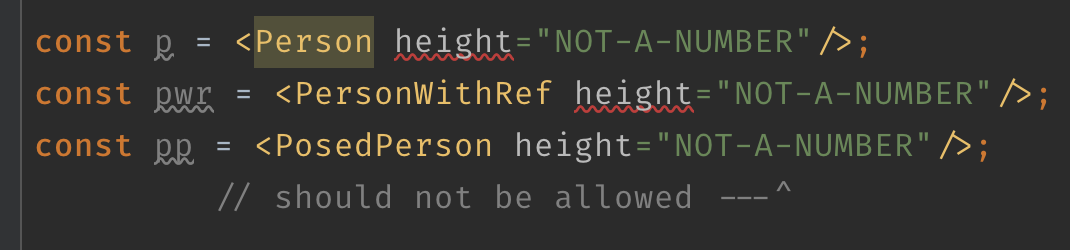 [react-pose] TypeScript prop typings are lost when posing an existing component · Issue #675 ...