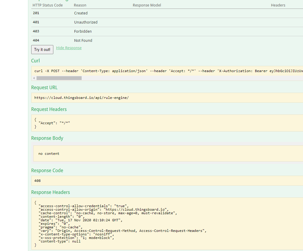 [Bug] rule-engine-controller all api always returns 408 · Issue #3739 · thingsboard/thingsboard ...