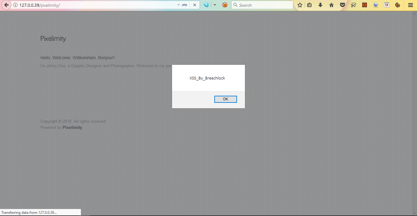 Stored XSS in Pixelimity CMS · Issue #19 · pixelimity/pixelimity · GitHub