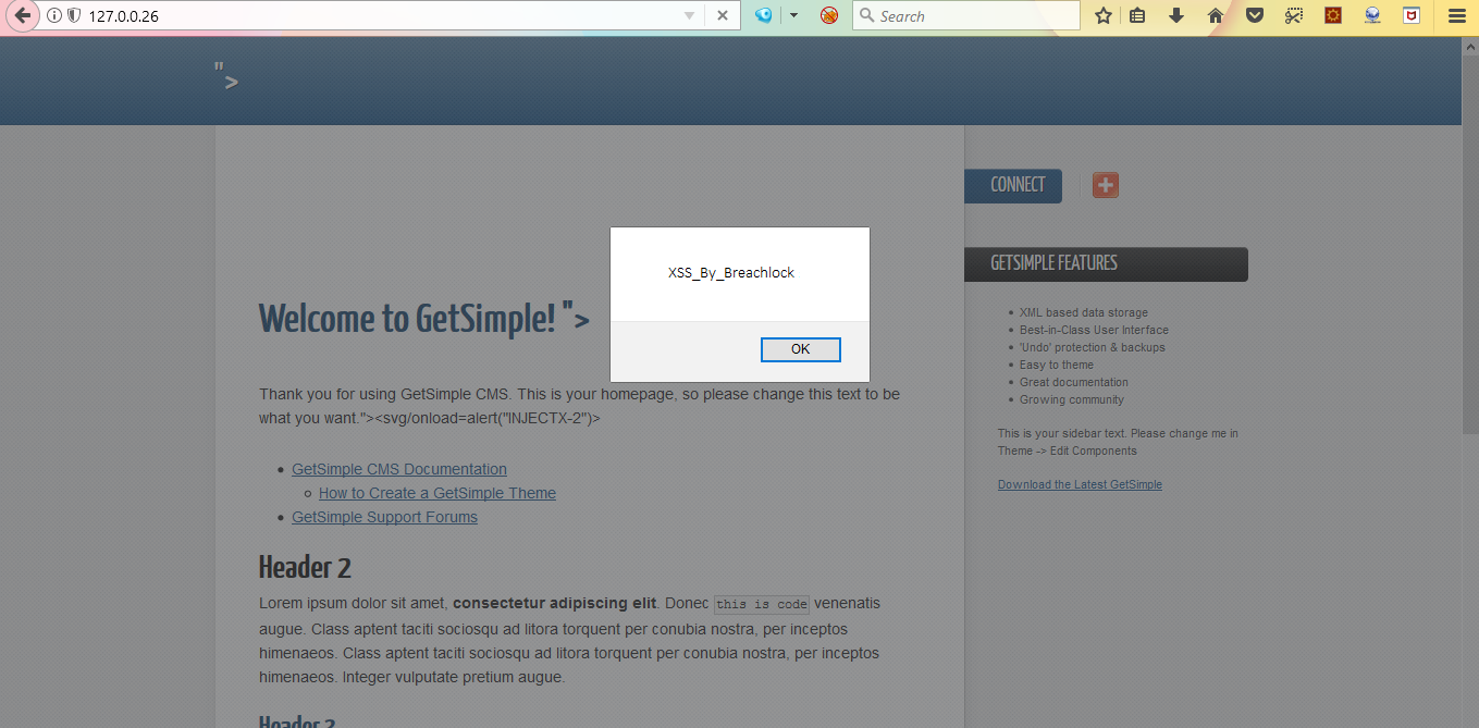 Stored XSS in GetSimple CMS · Issue #1297 · GetSimpleCMS/GetSimpleCMS · GitHub