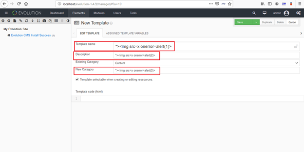 Cross Site Scripting Vulnerability Xss Found On Evolution 149 · Issue 1170 · Evolution Cms