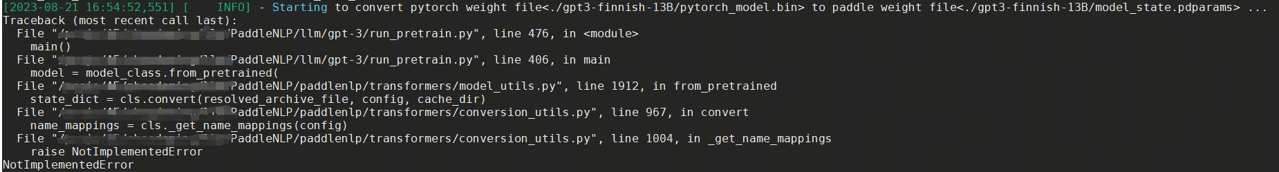 [question] 如何将从huggingface下载的pytorch Bin模型转换成paddle模型？ · Issue 6786 · Paddlepaddle Paddlenlp