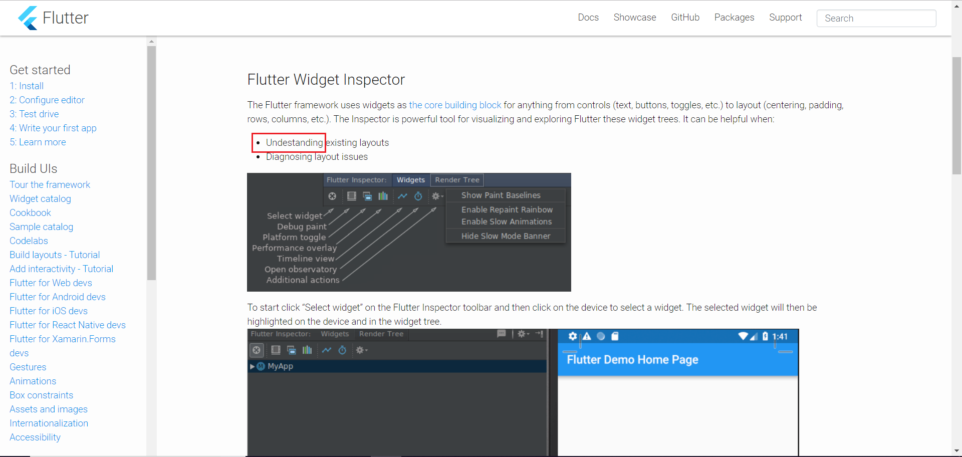 Correction in 'Spelling' · Issue #21721 · flutter/flutter · GitHub