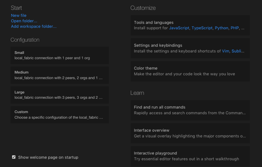 As A Developer I Can Configure The Local Fabric · Issue 175 · Ibm Blockchainblockchain Vscode