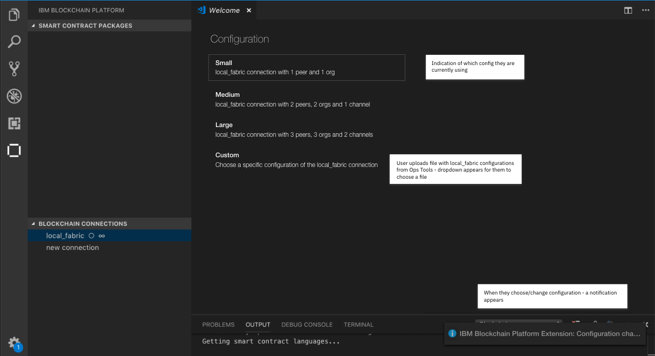 As A Developer I Can Configure The Local Fabric · Issue 175 · Ibm Blockchainblockchain Vscode