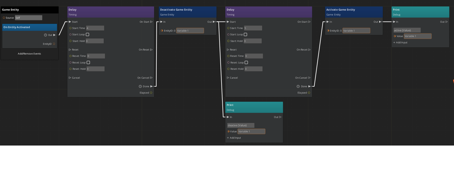 Script canvas:Time-related nodes are still processed when exiting the game mode, which may cause ...