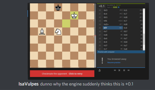 Use tablebases for Practice mode engine moves and hints · Issue #2628 · lichess-org/lila · GitHub