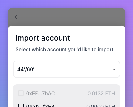 Unable to import a seed phrase already attached to a username · Issue #1859 · coral-xyz/backpack ...