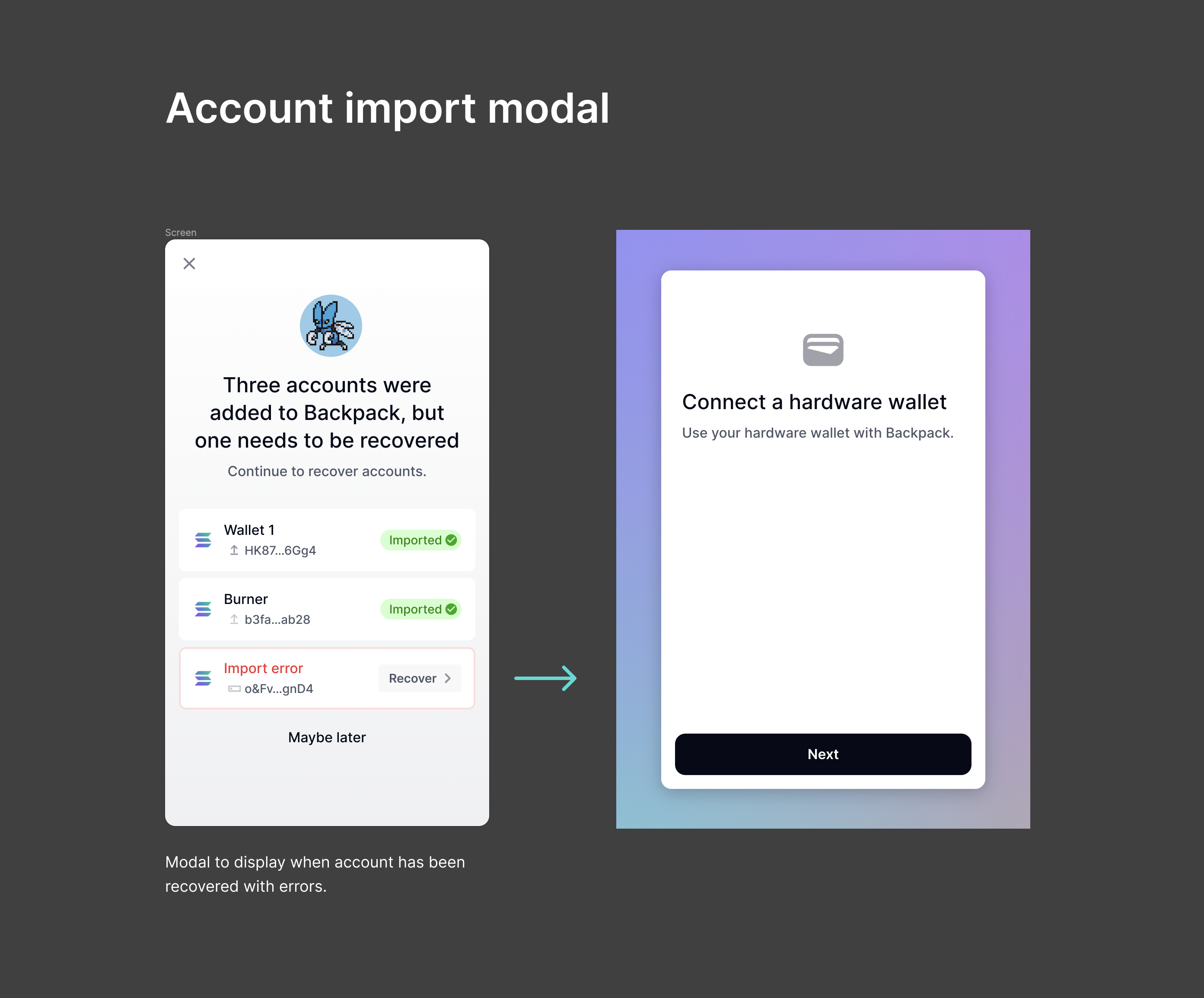 complete onboarding import error recovery · Issue #2271 · coral-xyz/backpack · GitHub