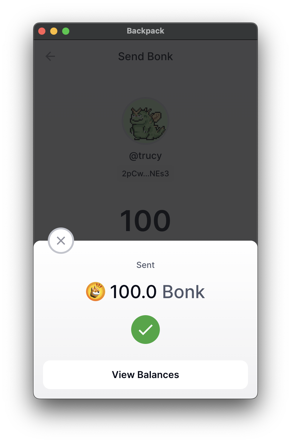 view balances from send screen doesn't work · Issue #815 · coral-xyz/backpack · GitHub