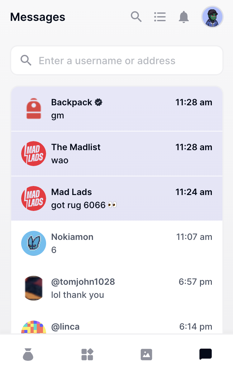 Friend request card in notifications always shows as unread. · Issue #3723 · coral-xyz/backpack ...
