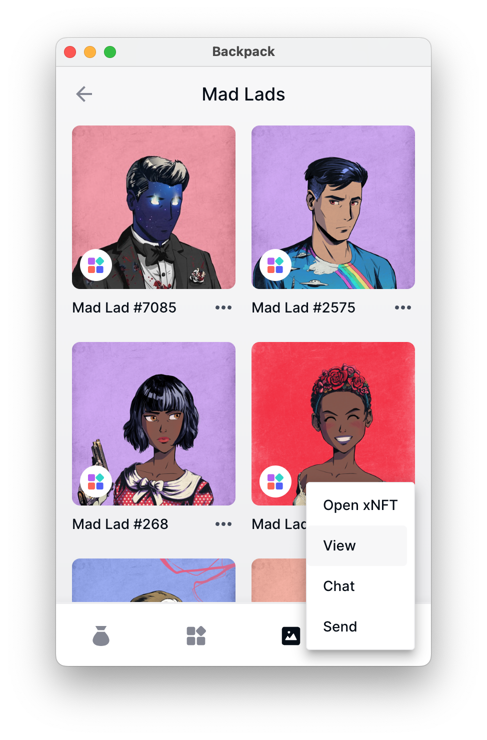 Add more options to collectible context menus · Issue #3818 · coral-xyz/backpack · GitHub