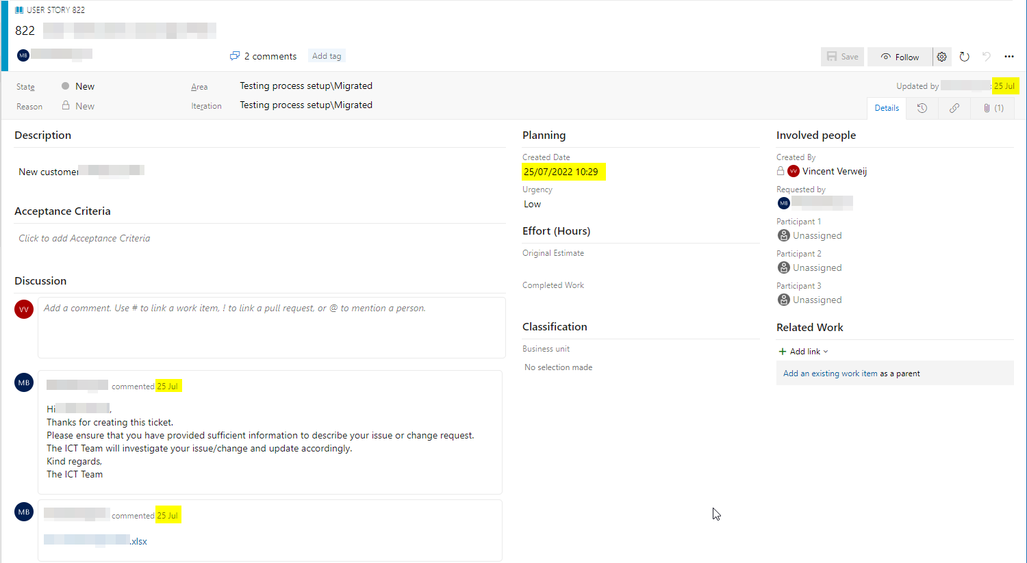 Work items dates is set to date/time when tool runs · Issue #614 ...