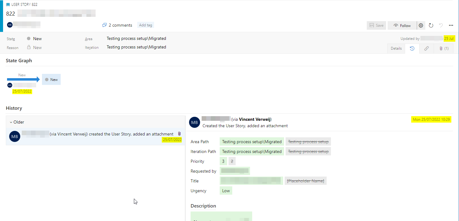 Work items dates is set to date/time when tool runs · Issue #614 ...