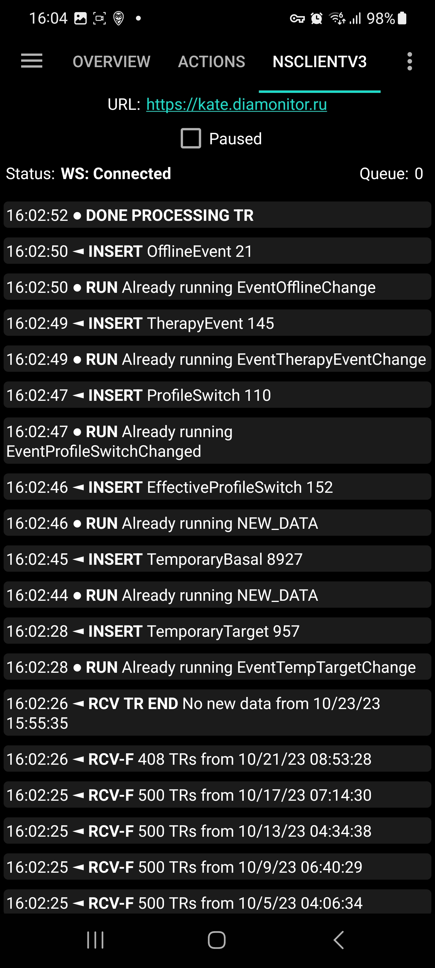 [RC2] NSClientV3 FullSync only gets 2 days of TDD. · Issue #2966 · nightscout/AndroidAPS · GitHub