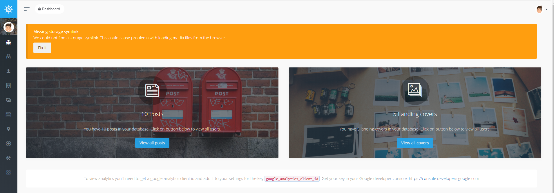 Missing storage symlink · Issue #4449 · thedevdojo/voyager · GitHub