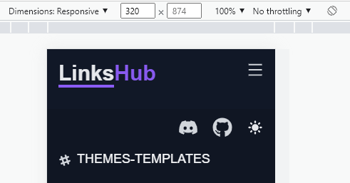 [BUG] Title Header shifting down in mobile view. · Issue #260 · rupali-codes/LinksHub · GitHub
