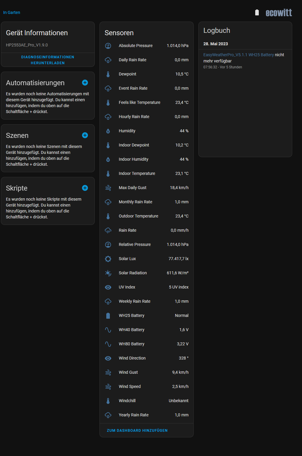 Add HP2553 as a known device · Issue #579 · bachya/ecowitt2mqtt · GitHub