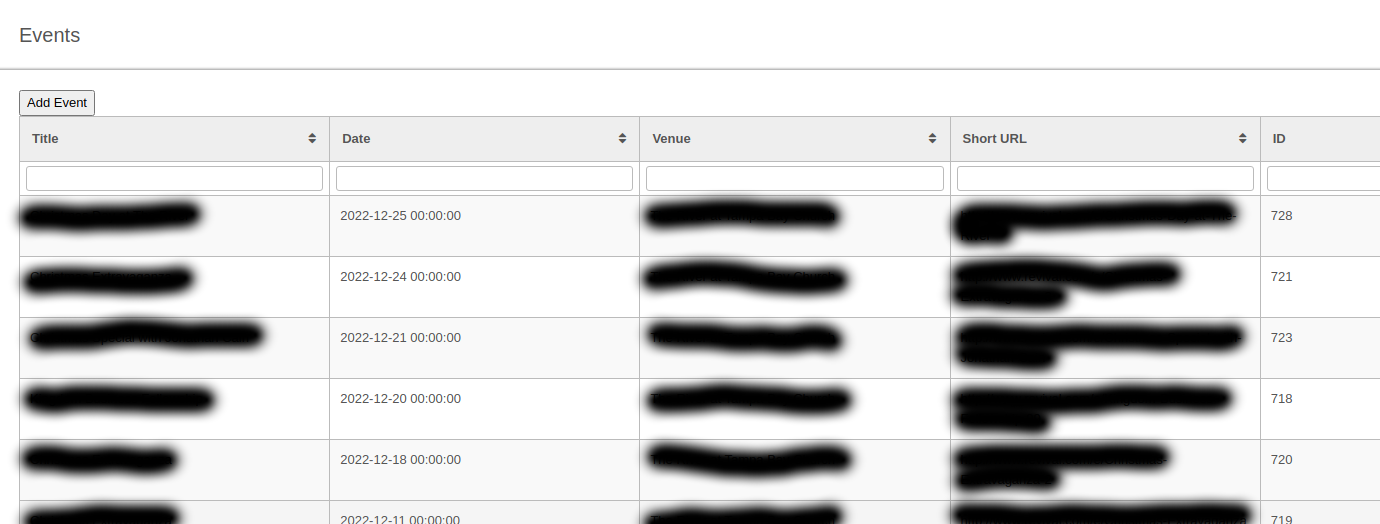 Add text search filters on each column in the Table view · directus ...