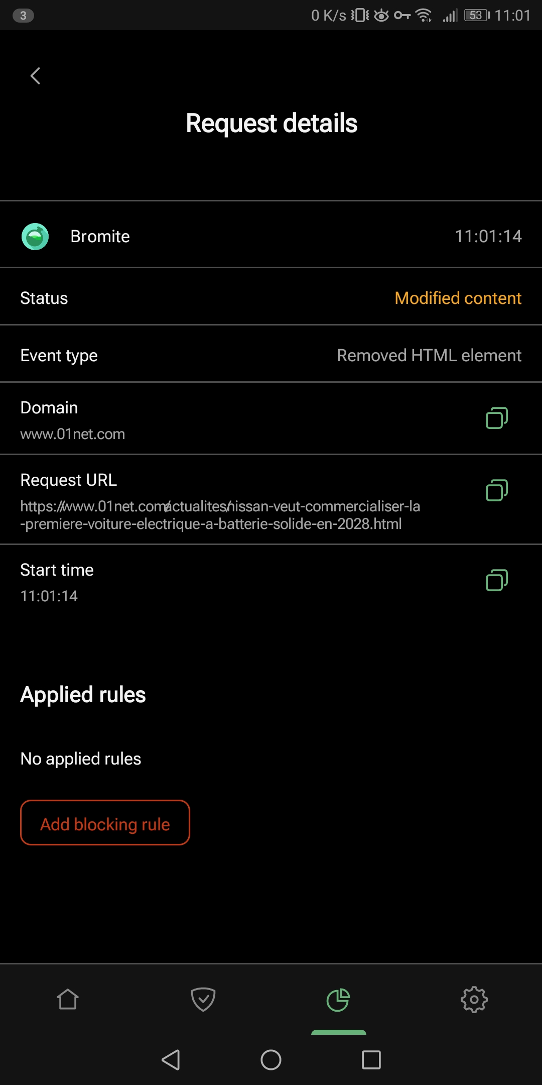 Removed HTML element and related rule are not displayed in the request details · Issue #4429 ...