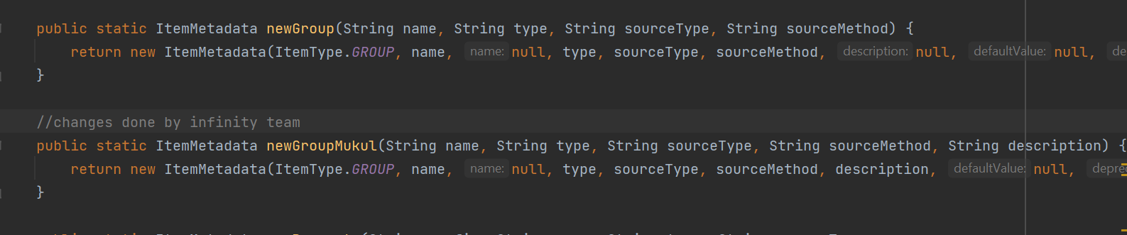 Description of property annotated with @NestedConfigurationProperty in metadata file generated ...