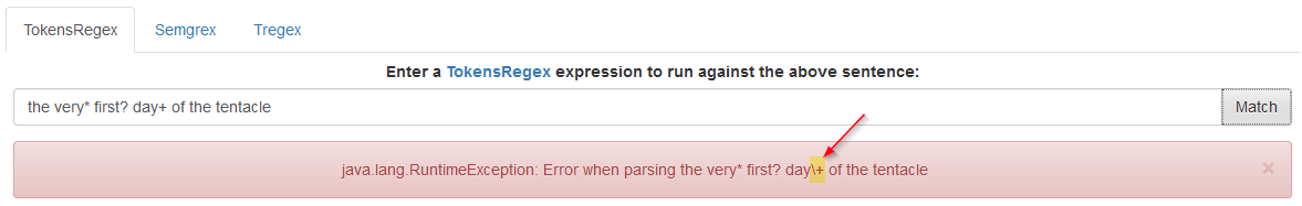Tokensregex Error With Operator Plus · Issue 1256 · Stanfordnlp Corenlp · Github