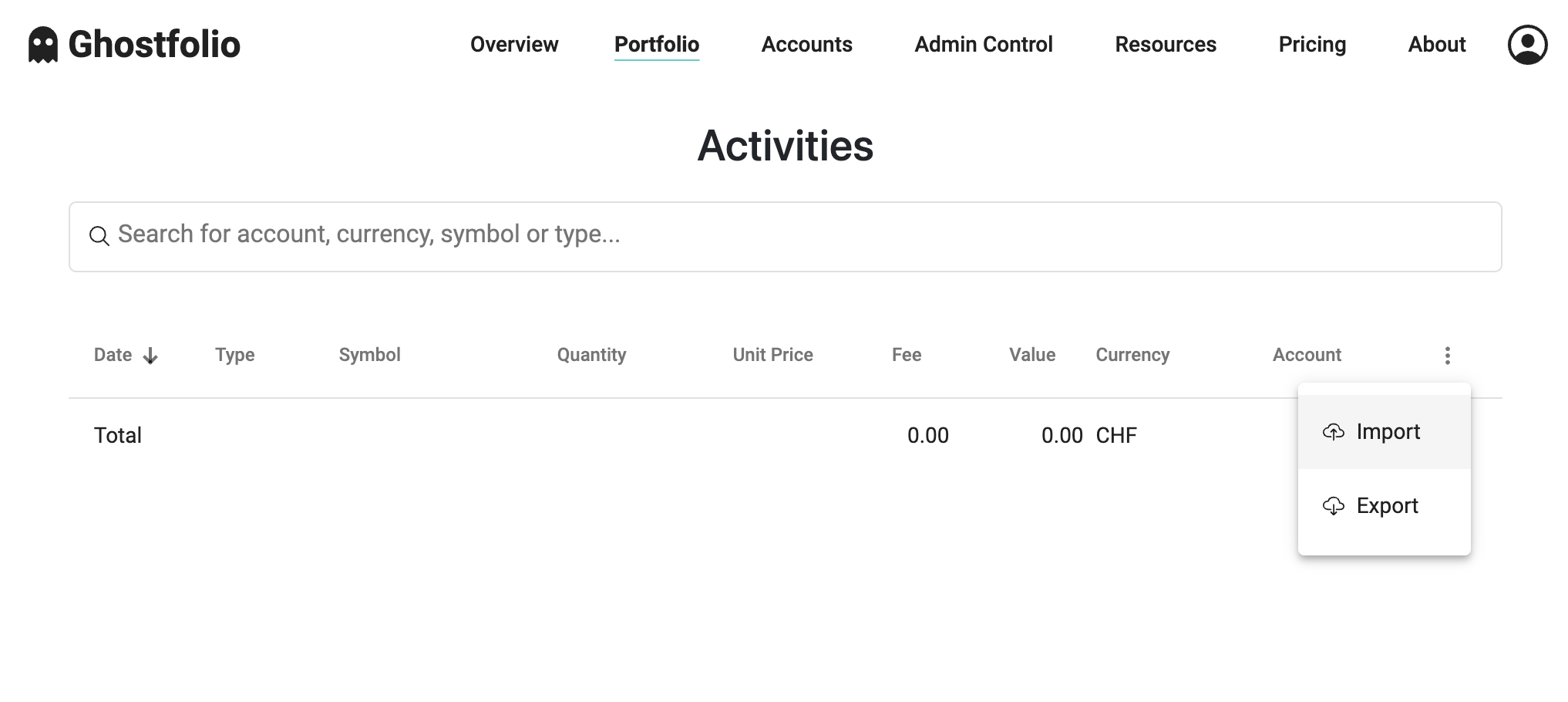 How to import historical transactions? · ghostfolio ghostfolio · Discussion #915 · GitHub