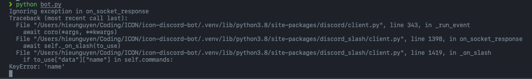 KeyError: 'name', 'name' not in to_use[ KeyError: 'name', 'name' not in to_use[